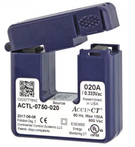 0-20 Amp Split Core AC Current Transformer - NYC Energy Tools